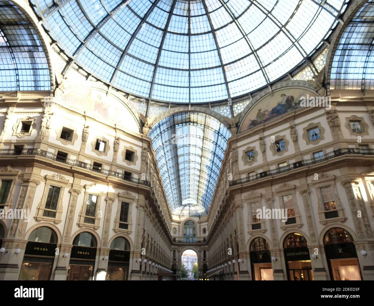 The famous gallery with its wonderful architecture hi-res stock ...