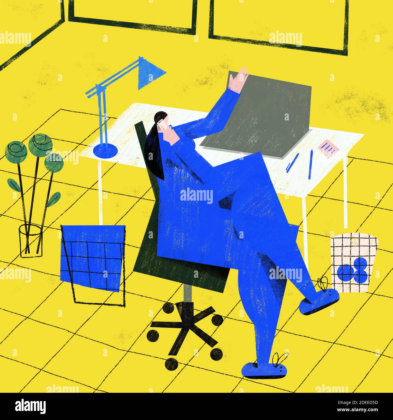 Office chair work job sit hi-res stock photography and images - Alamy