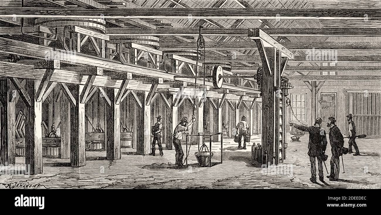 Usa 19th century factory hi-res stock photography and images - Alamy