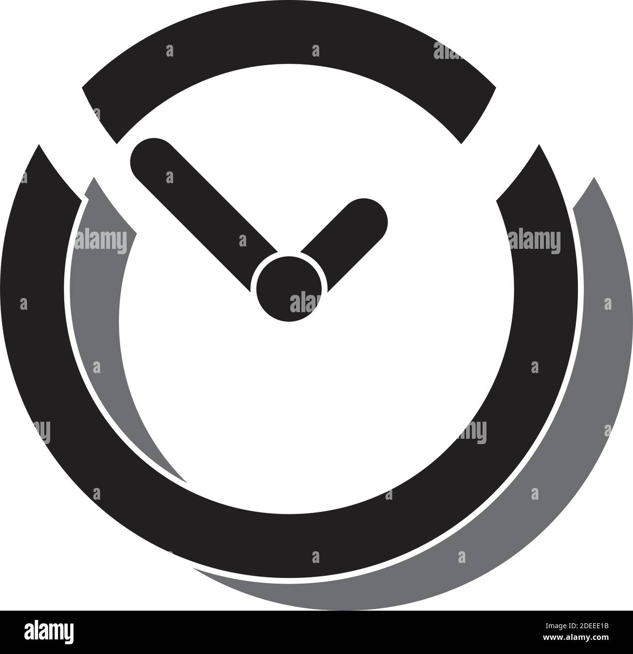 clock logo icon vector template illustration design Stock Vector Image ...