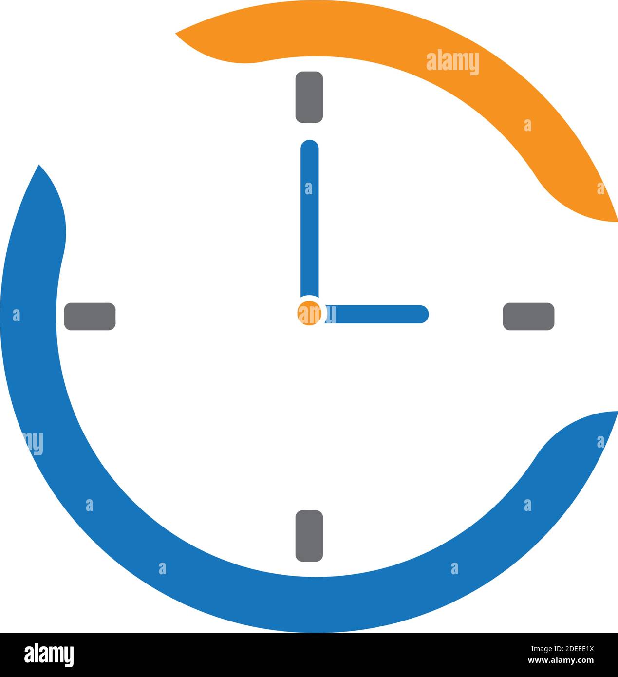 clock logo icon vector template illustration design Stock Vector Image ...