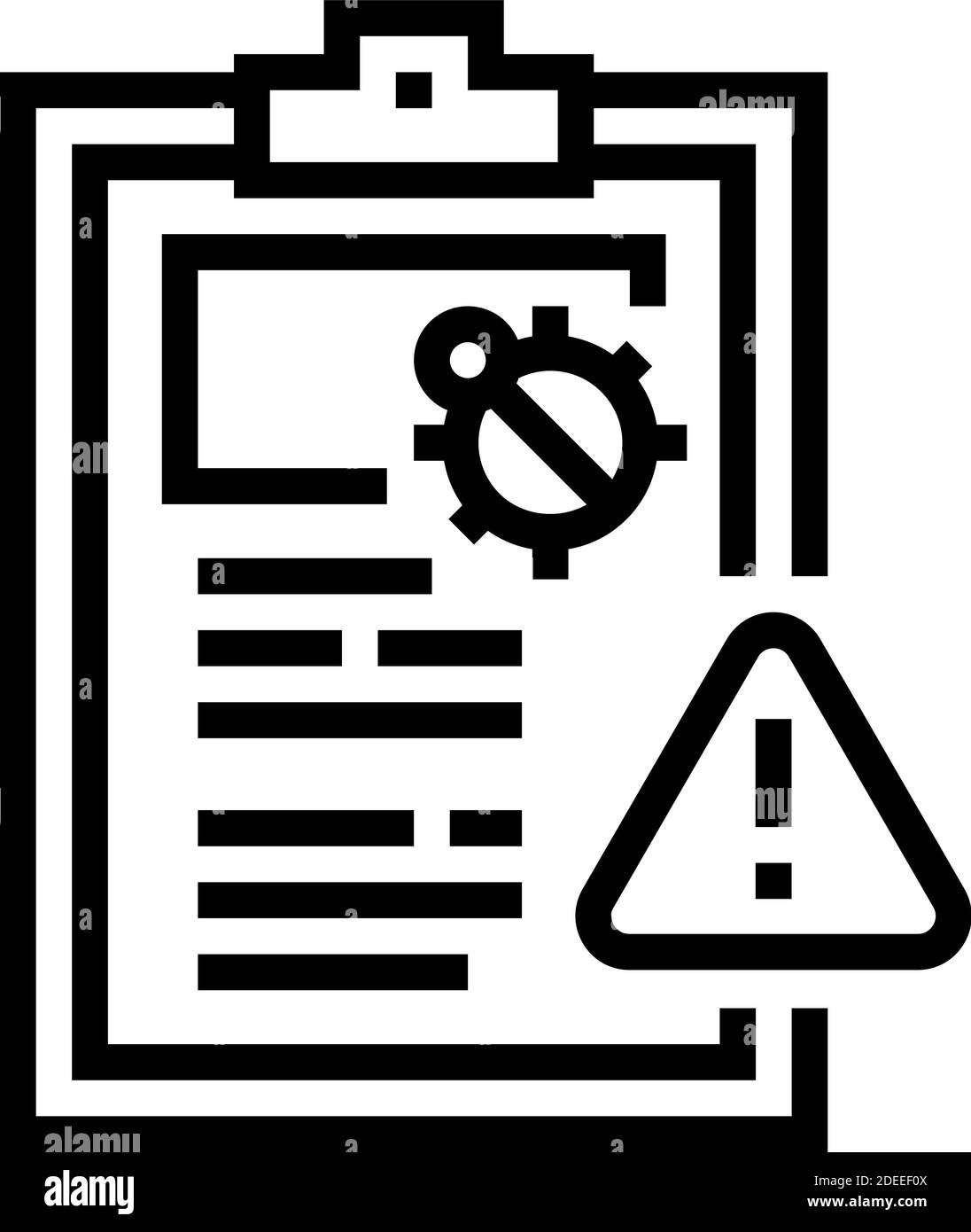 bug report line icon vector illustration Stock Vector Image & Art - Alamy