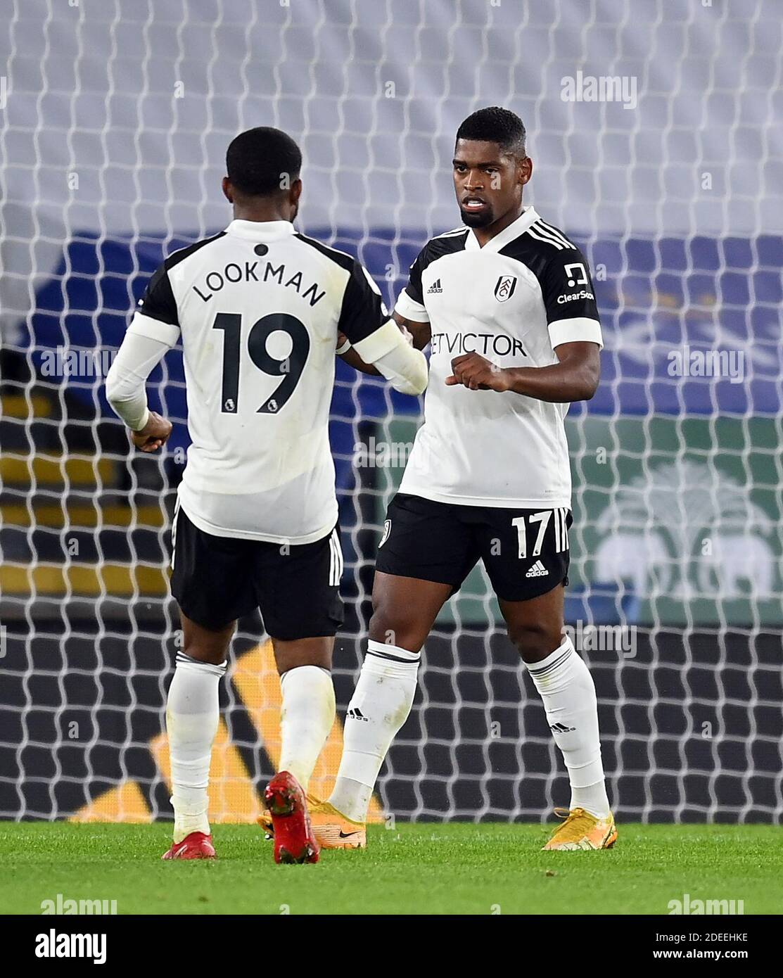 Fulhams ademola lookman celebrates scoring hi-res stock photography and ...