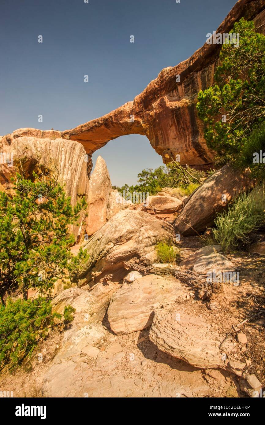 Rocky natural bridge hi-res stock photography and images - Alamy