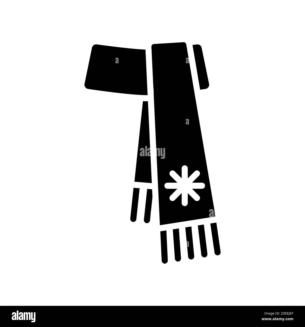 Winter scarf vector glyph icon. Winter sign. Graph symbol for travel ...
