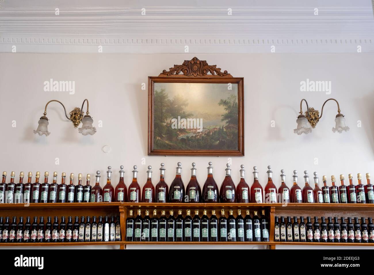 Istanbul/Turkey -April 29 2018: Vefa Bozacisi is a traditional venue ...