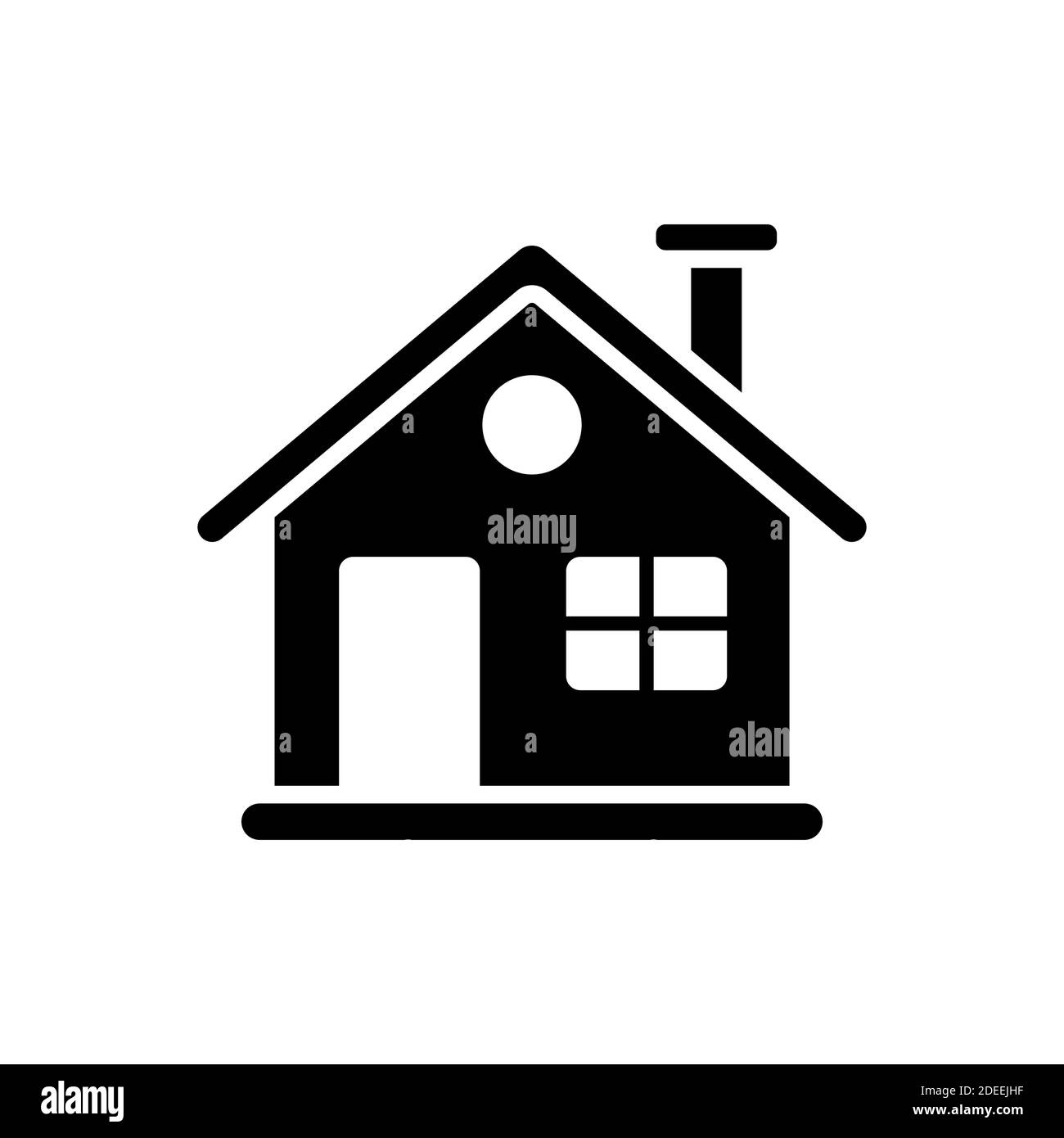 Detailed house logo Black and White Stock Photos & Images - Alamy