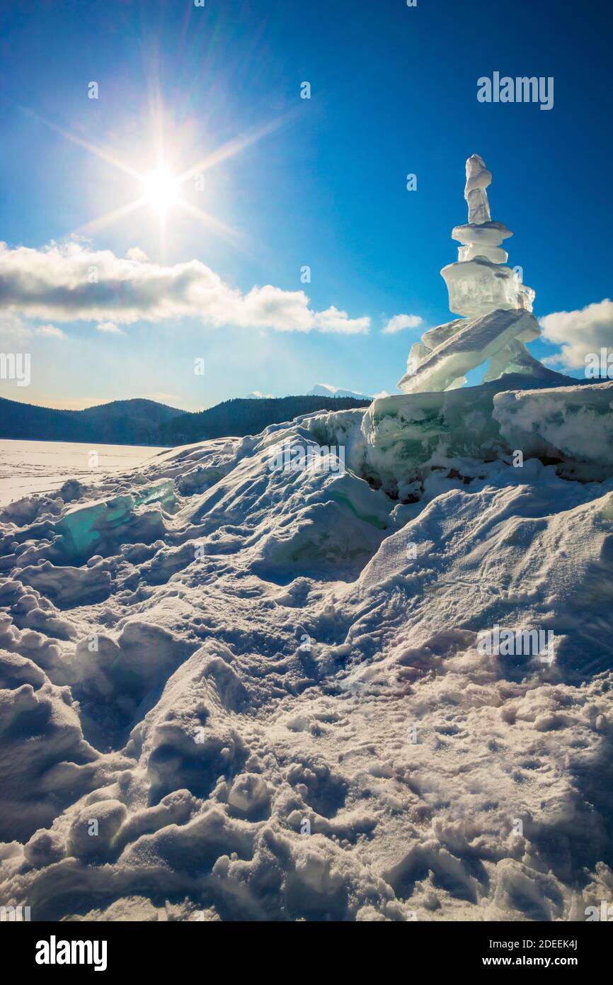 Ice sculpture on frozen hi-res stock photography and images - Alamy