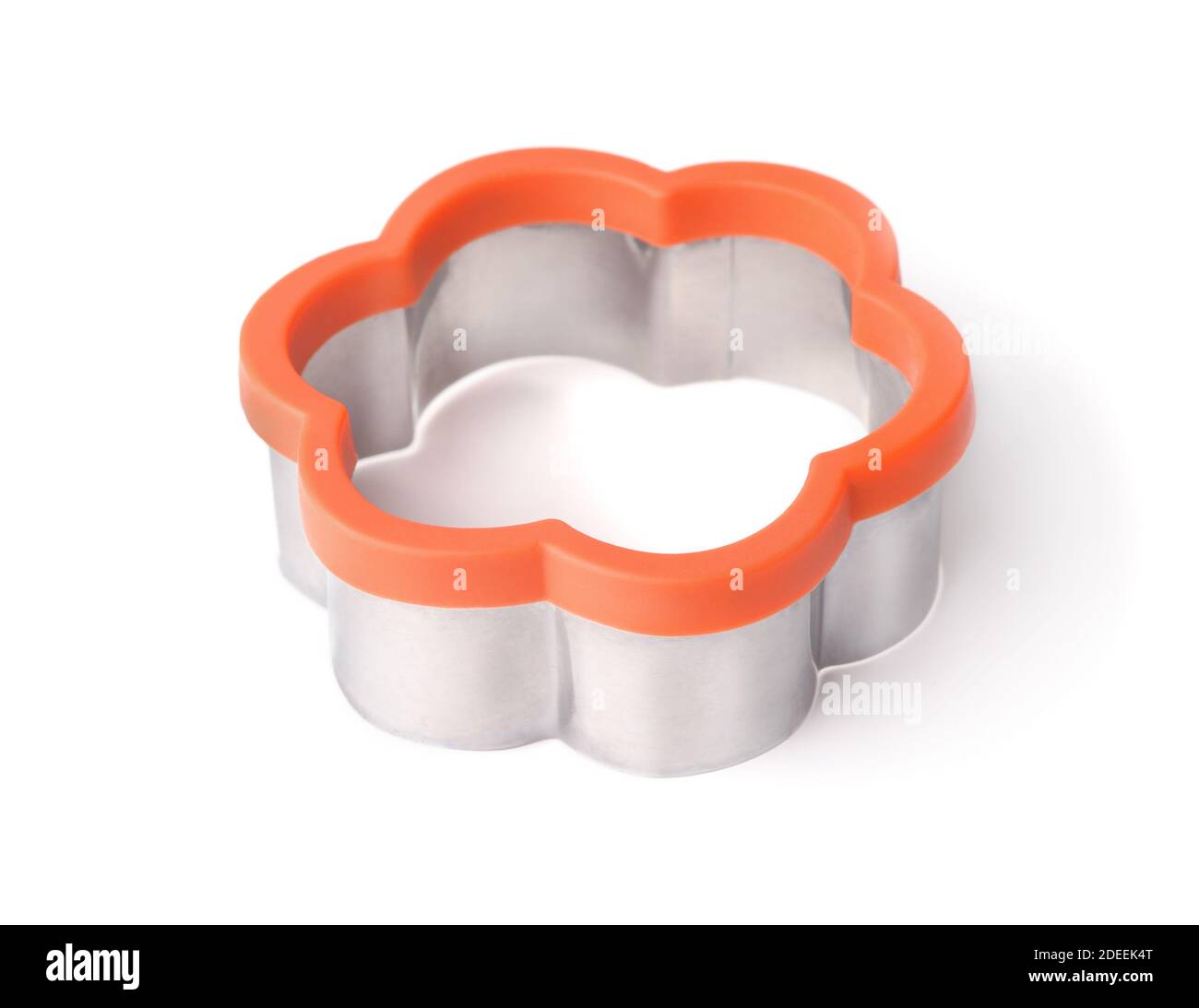Cookie cutter made of steel and silicone isolated on white Stock Photo ...