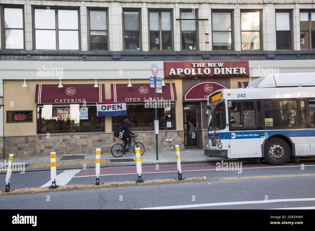 the classic Apollo DIner on Livingston Street in downtown Brooklyn, New ...