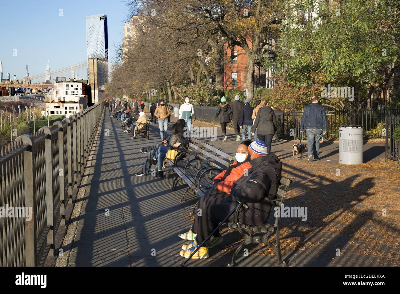 Brooklyn heights promenade new york hi-res stock photography and images ...
