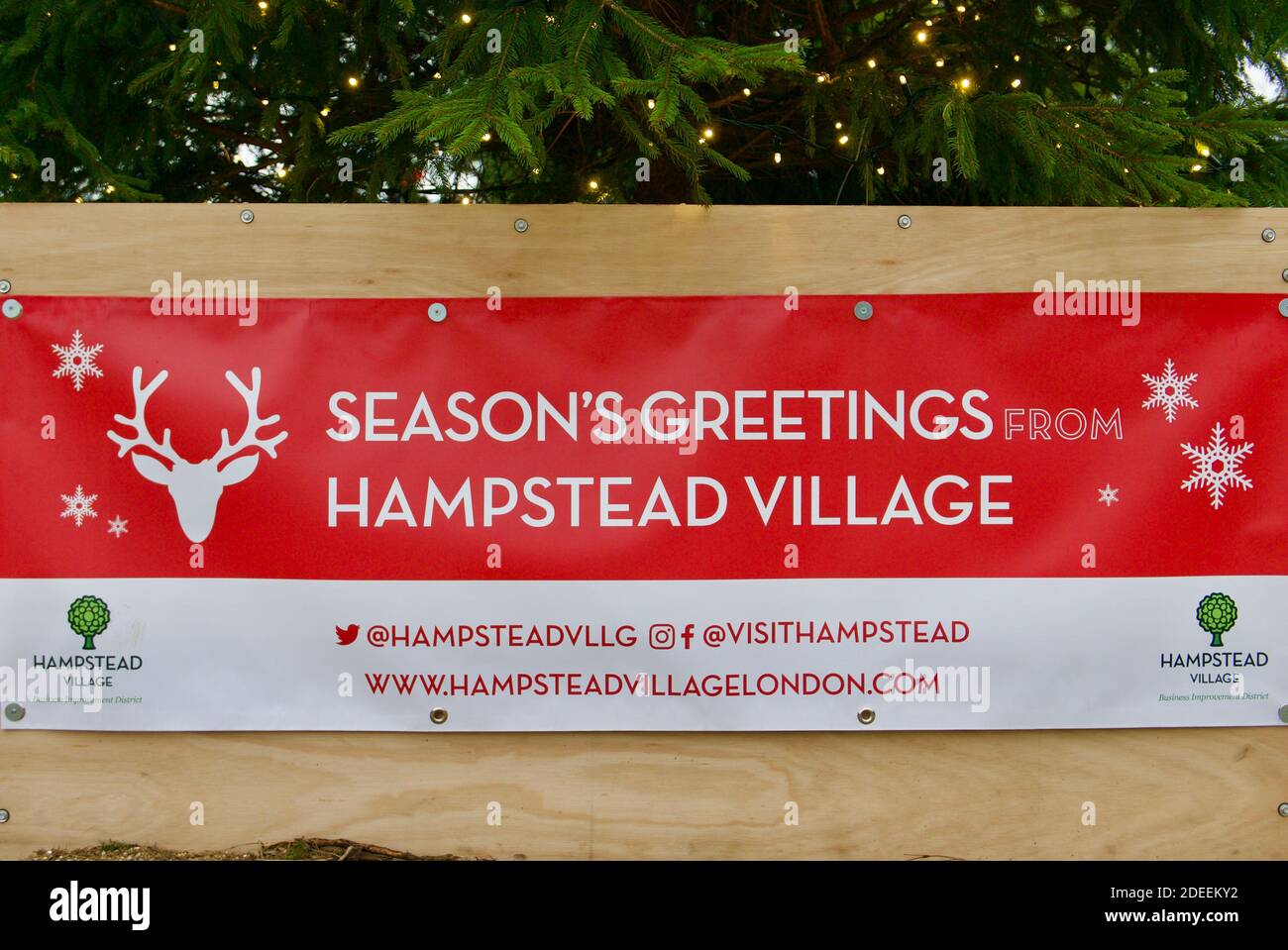 Seasons greetings banner hi-res stock photography and images - Alamy