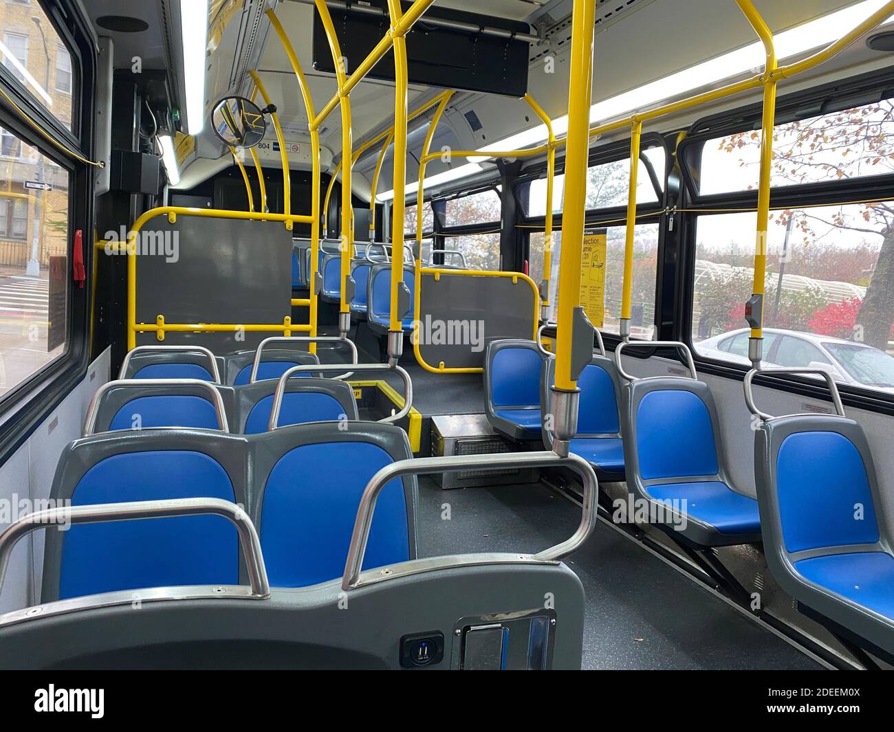 Interior new york city bus hi-res stock photography and images - Alamy