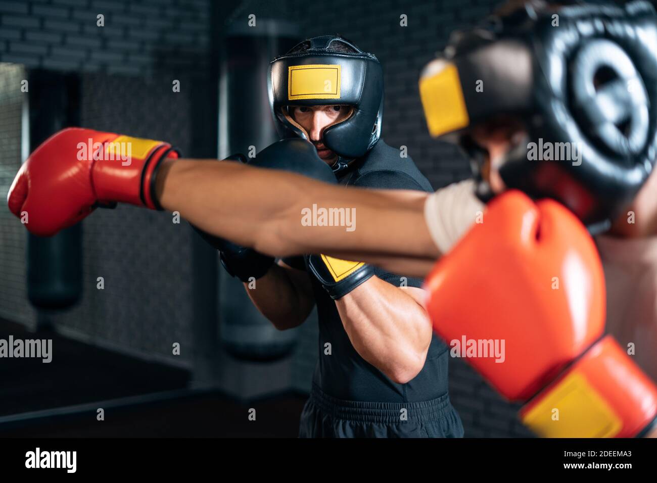Boxers sparring hi-res stock photography and images - Alamy