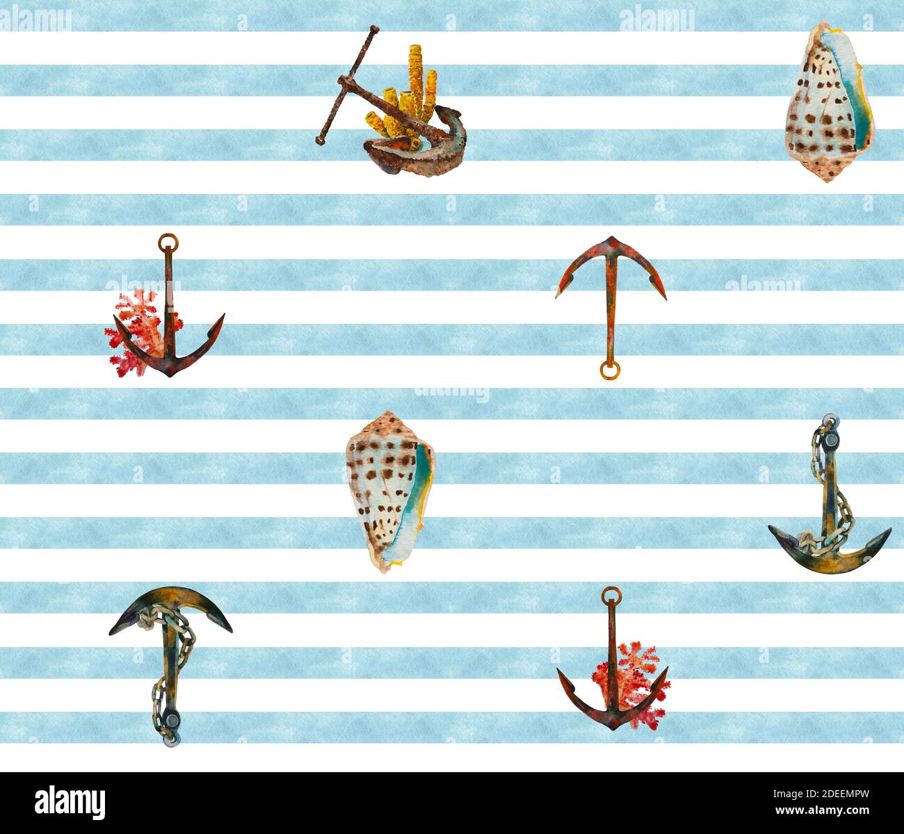 Colorful Anchor Wallpaper