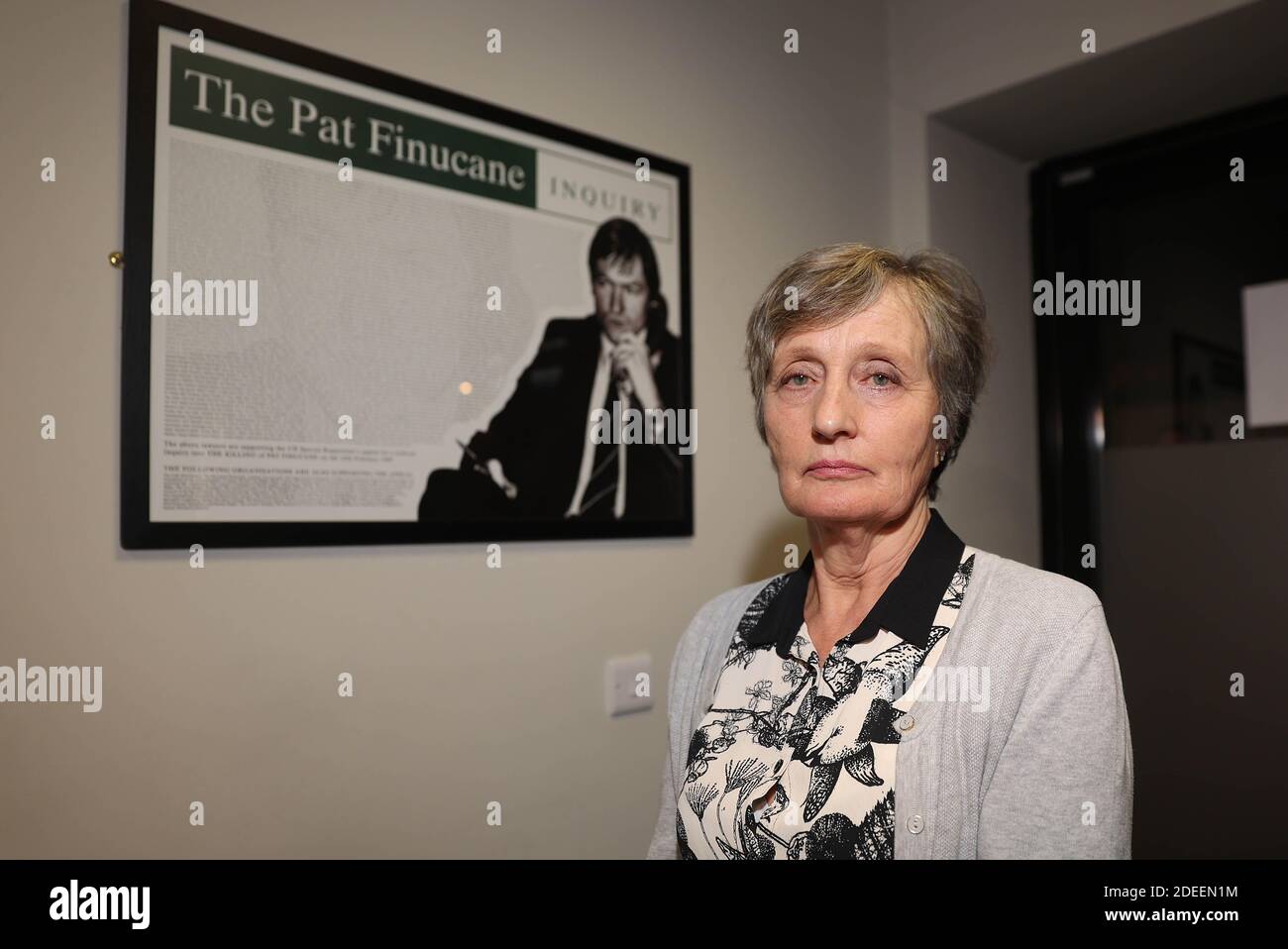 Geraldine Finucane, the widow of murdered solicitor Pat Finucane at the ...