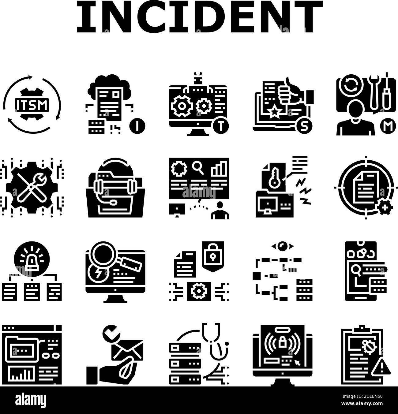 Incident management report Cut Out Stock Images & Pictures - Alamy