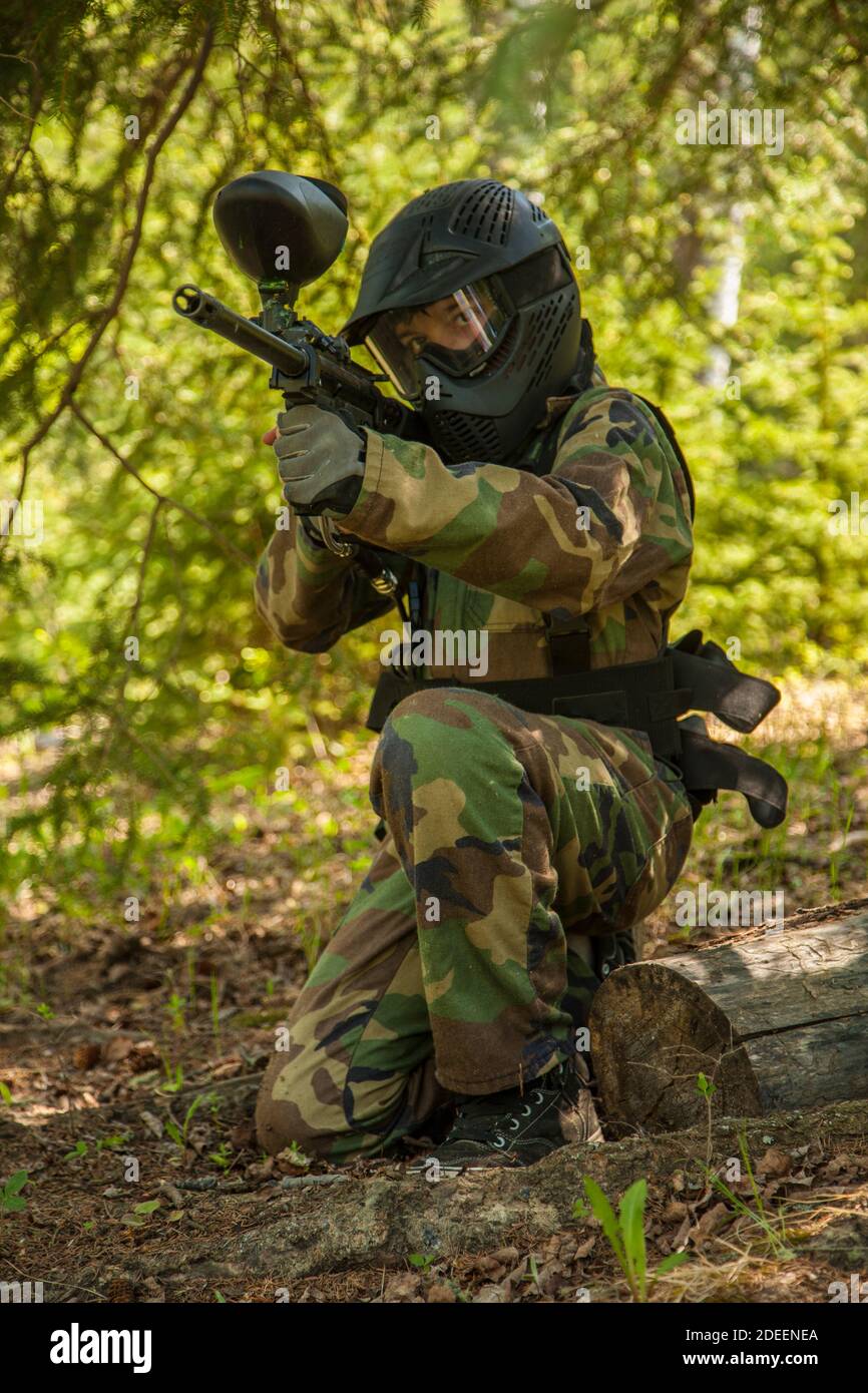 Paintball Gear High Resolution Stock Photography and Images - Alamy