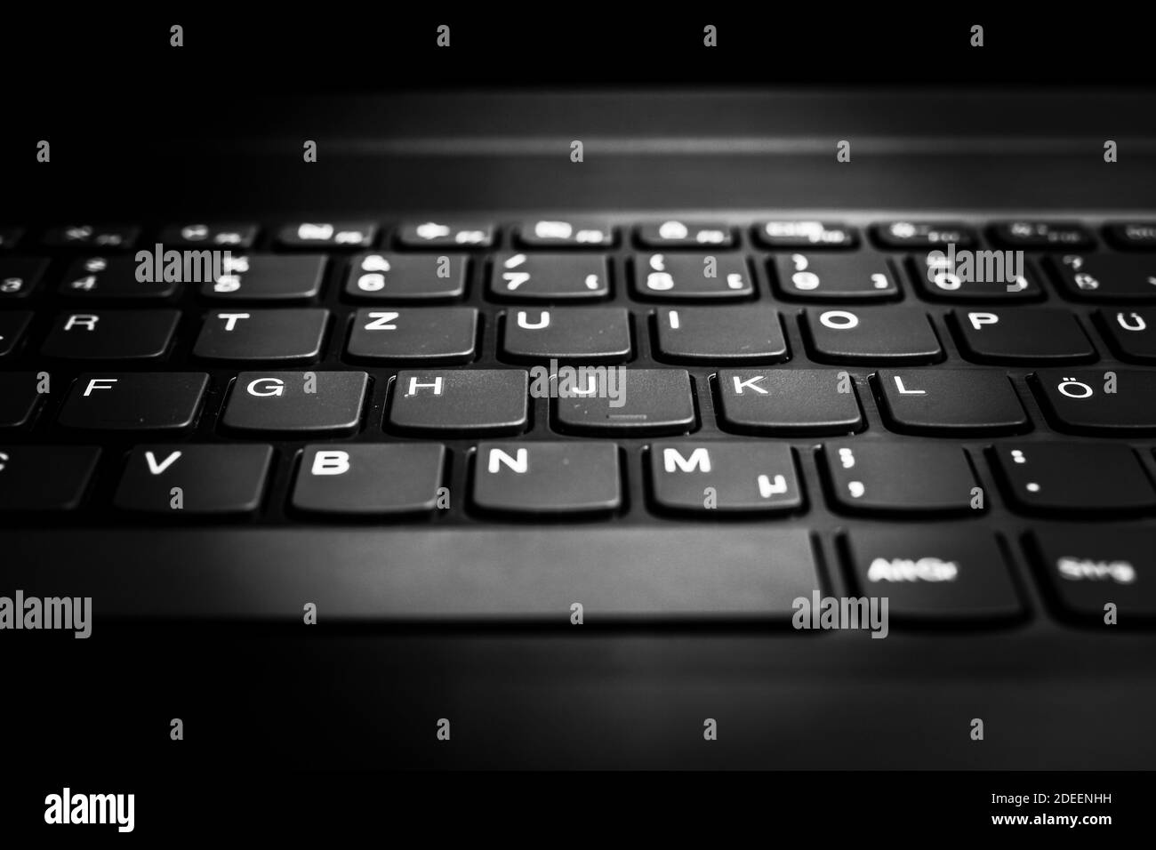 Keypad laptop Black and White Stock Photos & Images - Alamy
