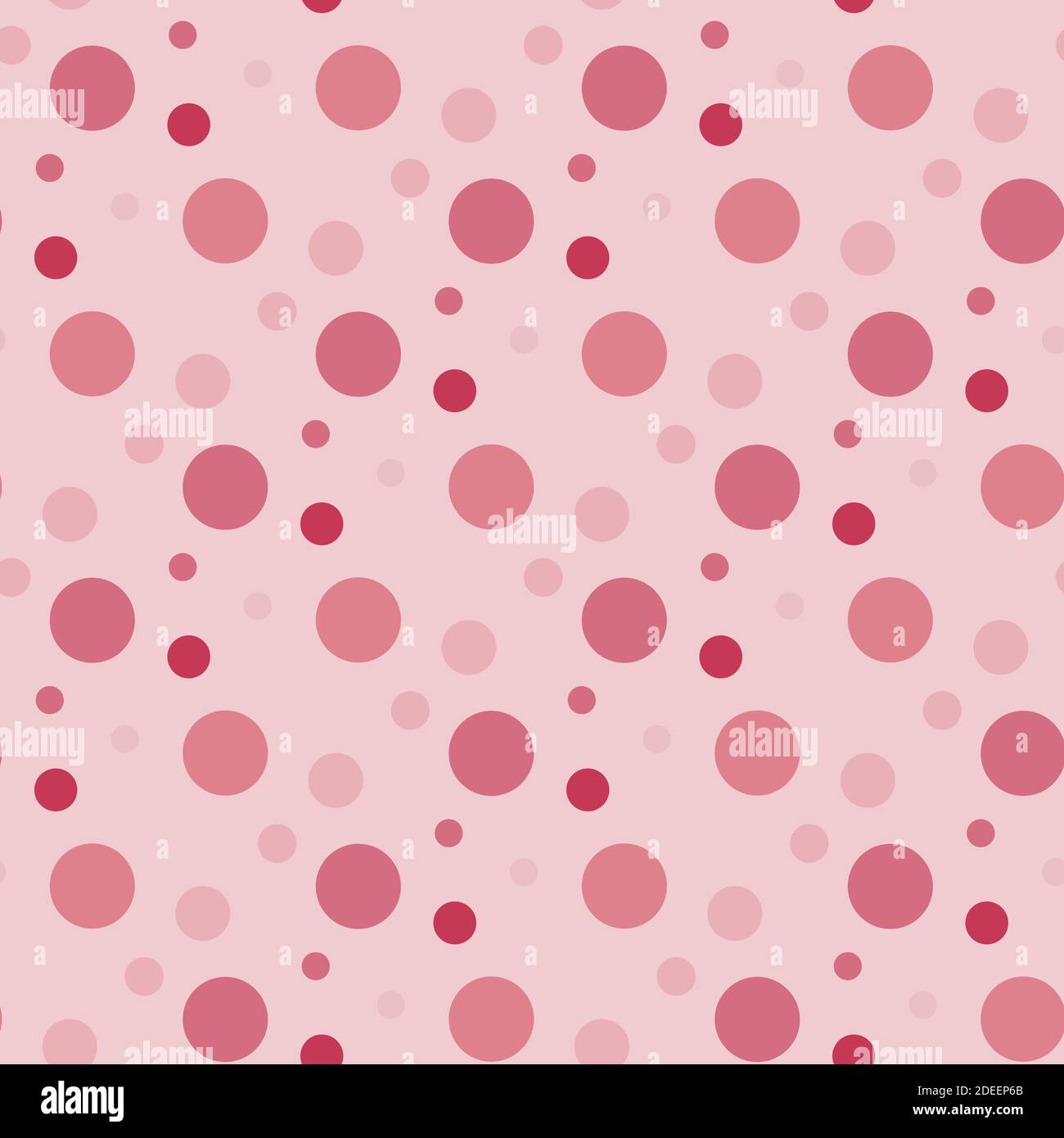 Seamless pattern of colorful dots and geometric circle on modern pink ...