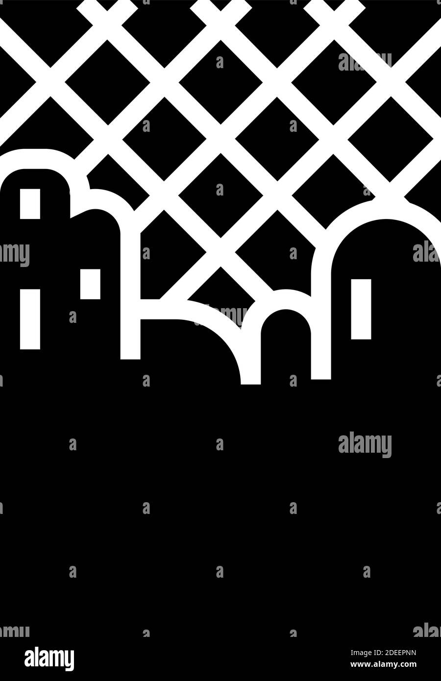 concrete layer road glyph icon vector illustration Stock Vector Image ...