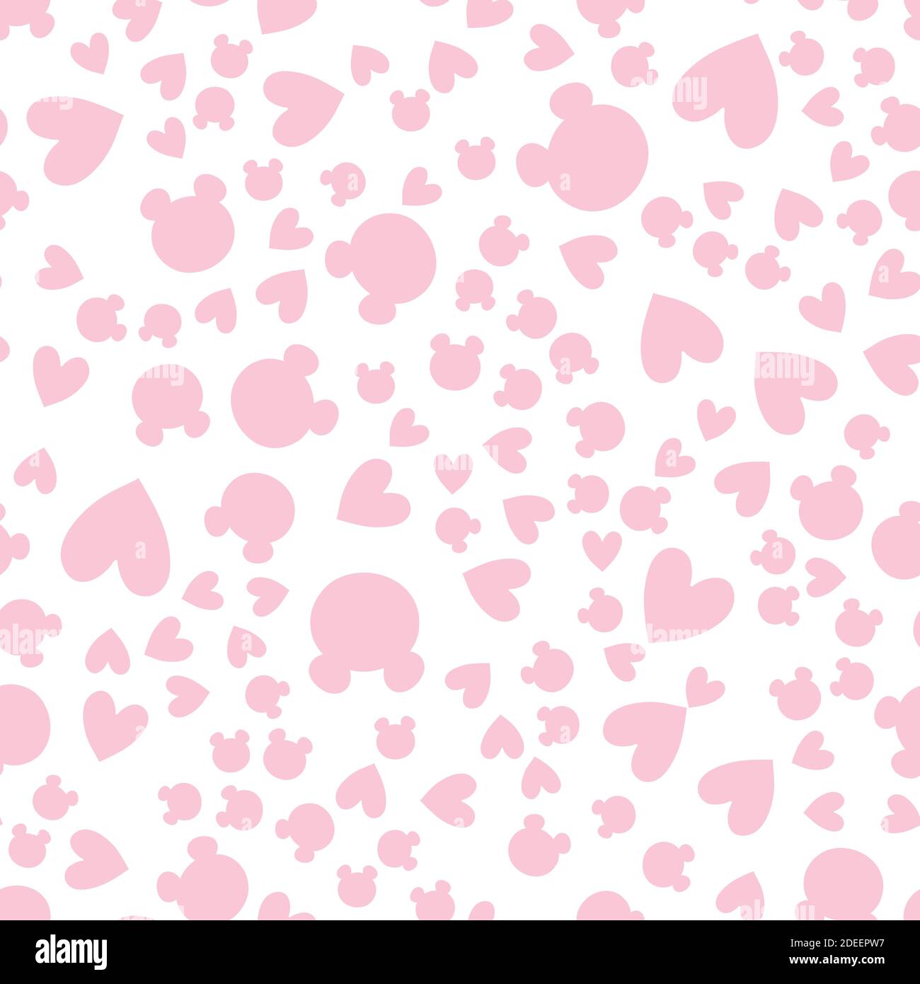 seamless little mouse pattern vector illustration Stock Vector Image ...
