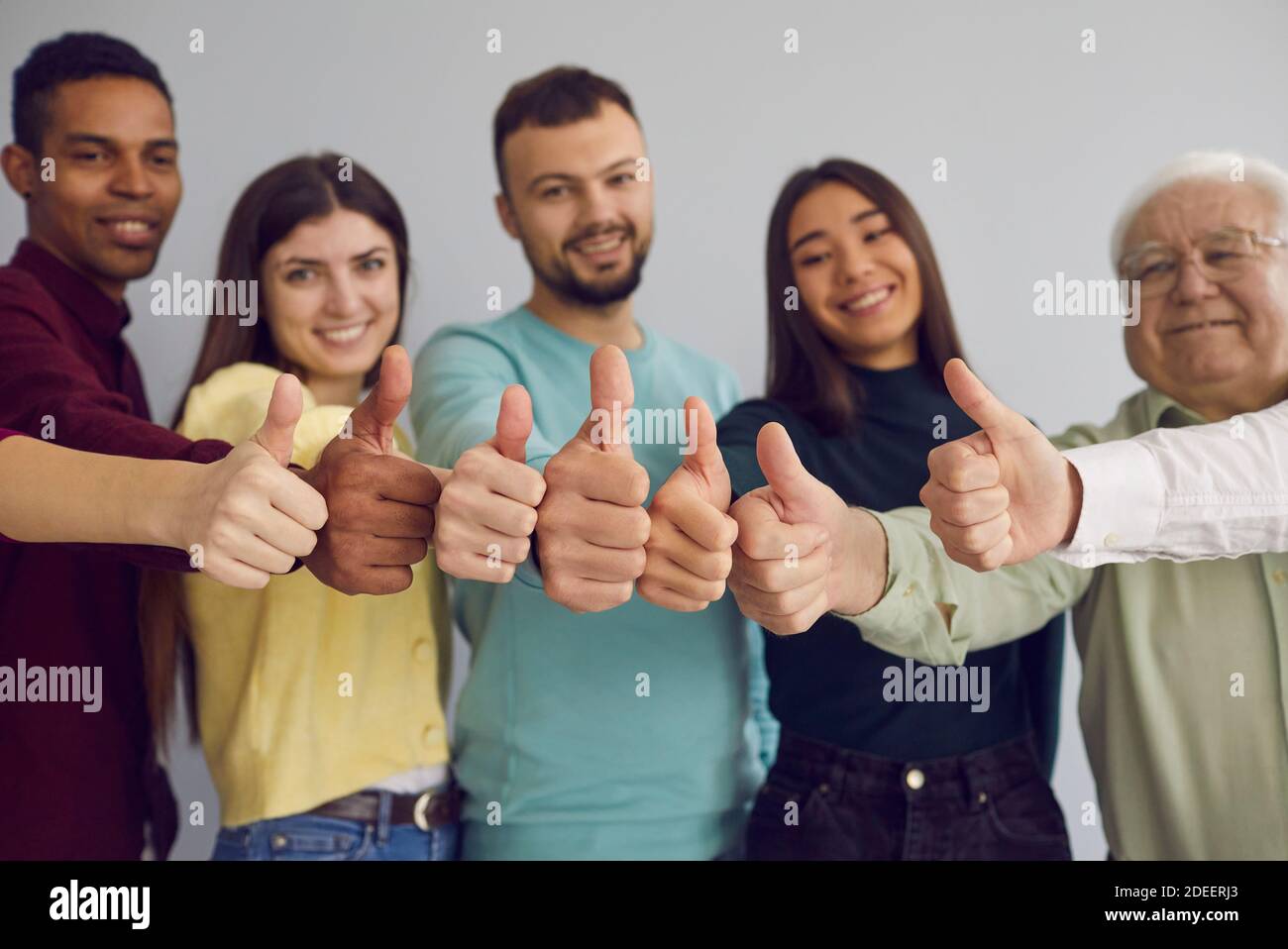 Happy People Thumbs Up