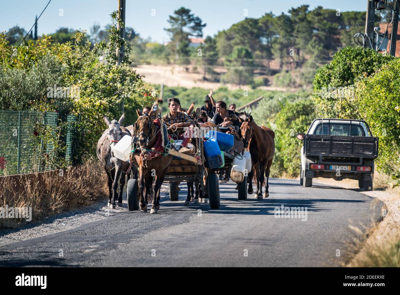 traditional life of the gypsy, Algarve, Portugal, Europe Stock Photo ...