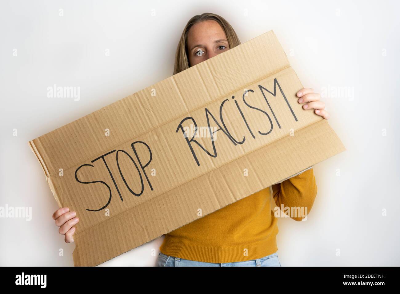 Anti racism poster hi-res stock photography and images - Alamy