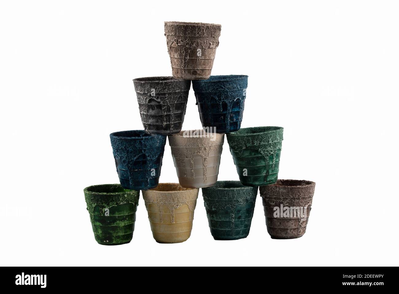 Colorful ceramic flower pots. Colorful ceramic pots on sale. Collection ...