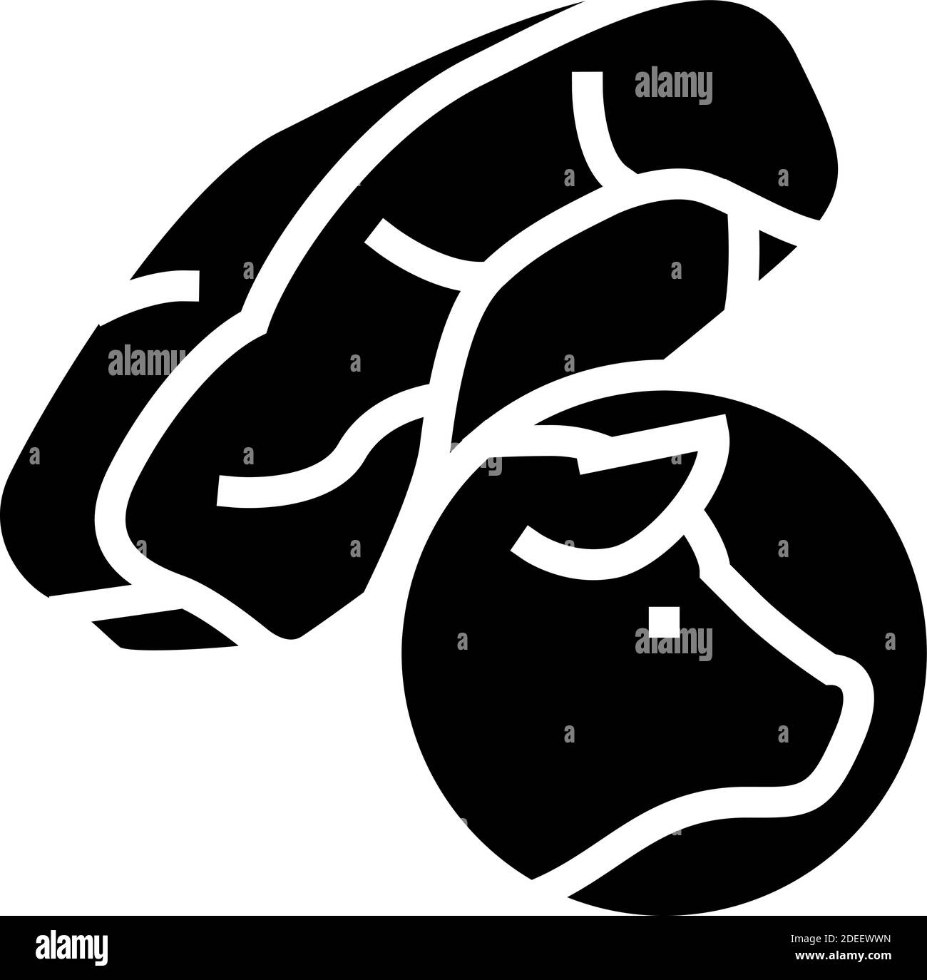 pork meat glyph icon vector illustration Stock Vector Image & Art - Alamy