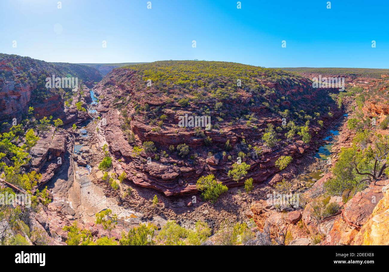 Z bend at Kalbarri national park in Australia Stock Photo - Alamy
