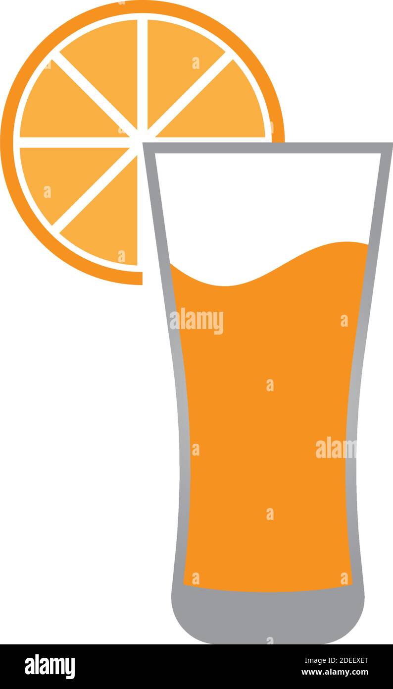 glass juice fresh logo vector temlate design Stock Vector Image & Art ...