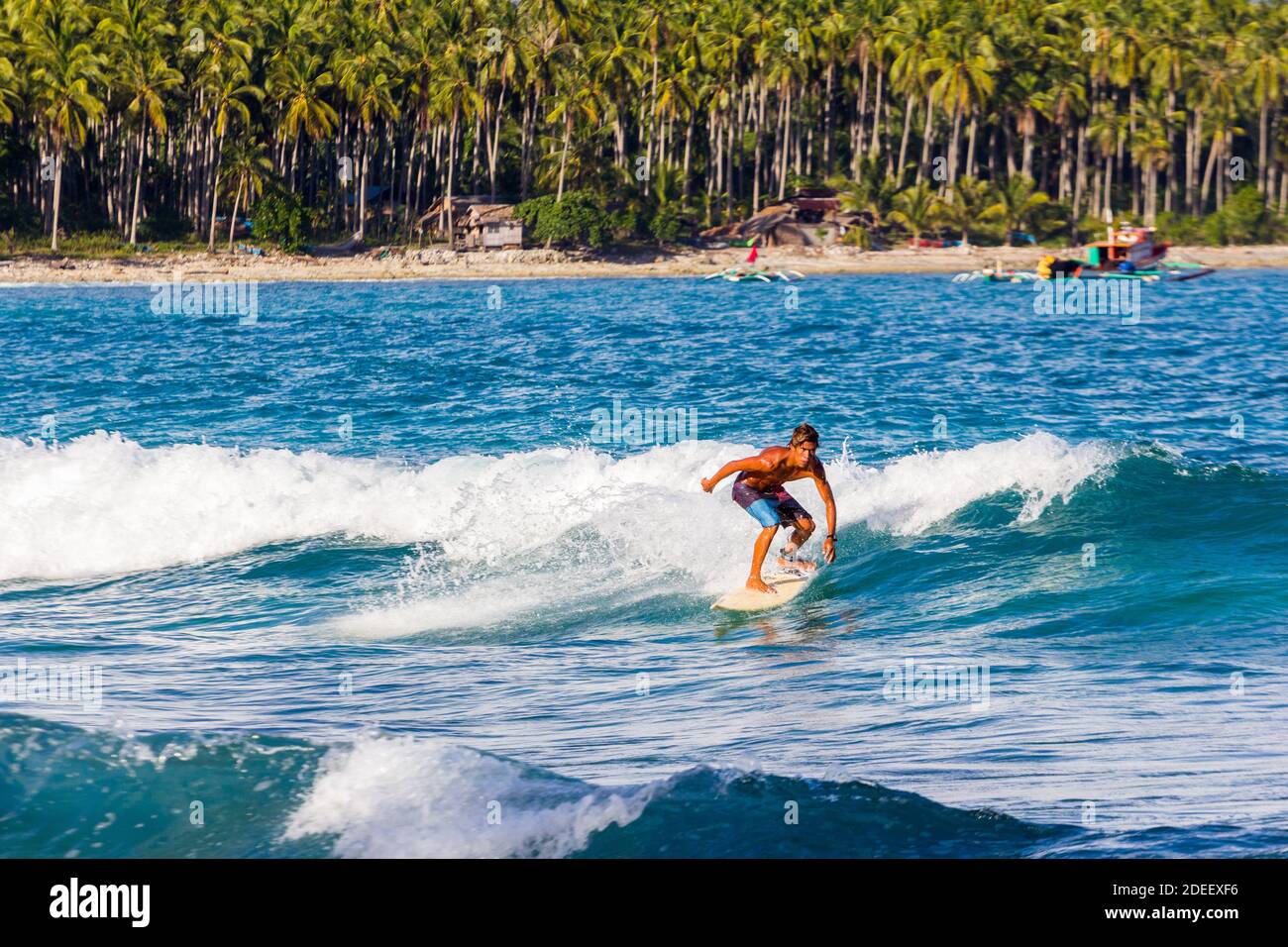 Surfing in Mati, Davao Oriental, Philippines Stock Photo - Alamy