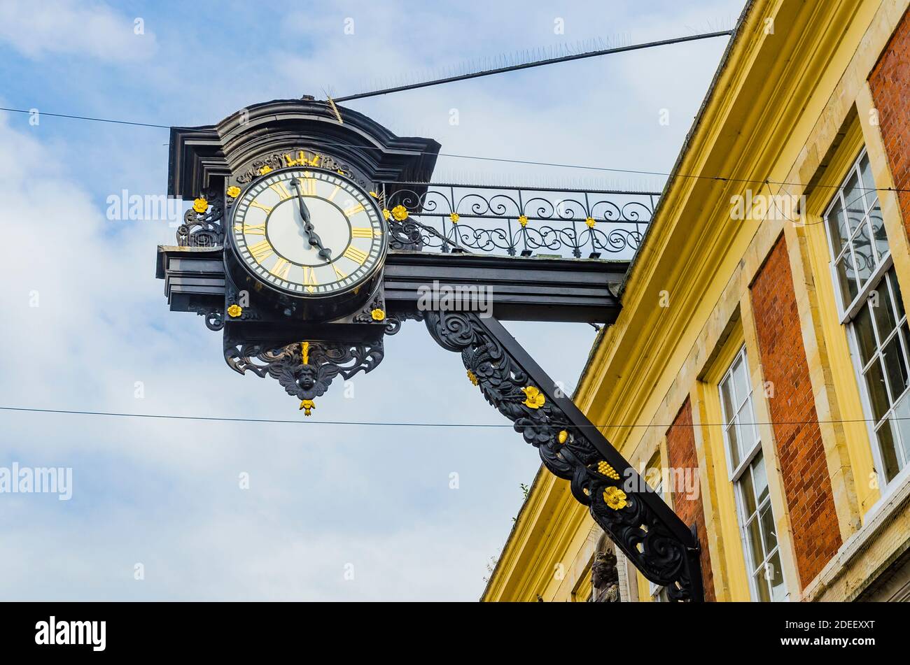 18th century Winchester Town Clock, situated on the former Guildhall in ... 18th century Winchester Town Clock, situated on the former Guildhall in ...