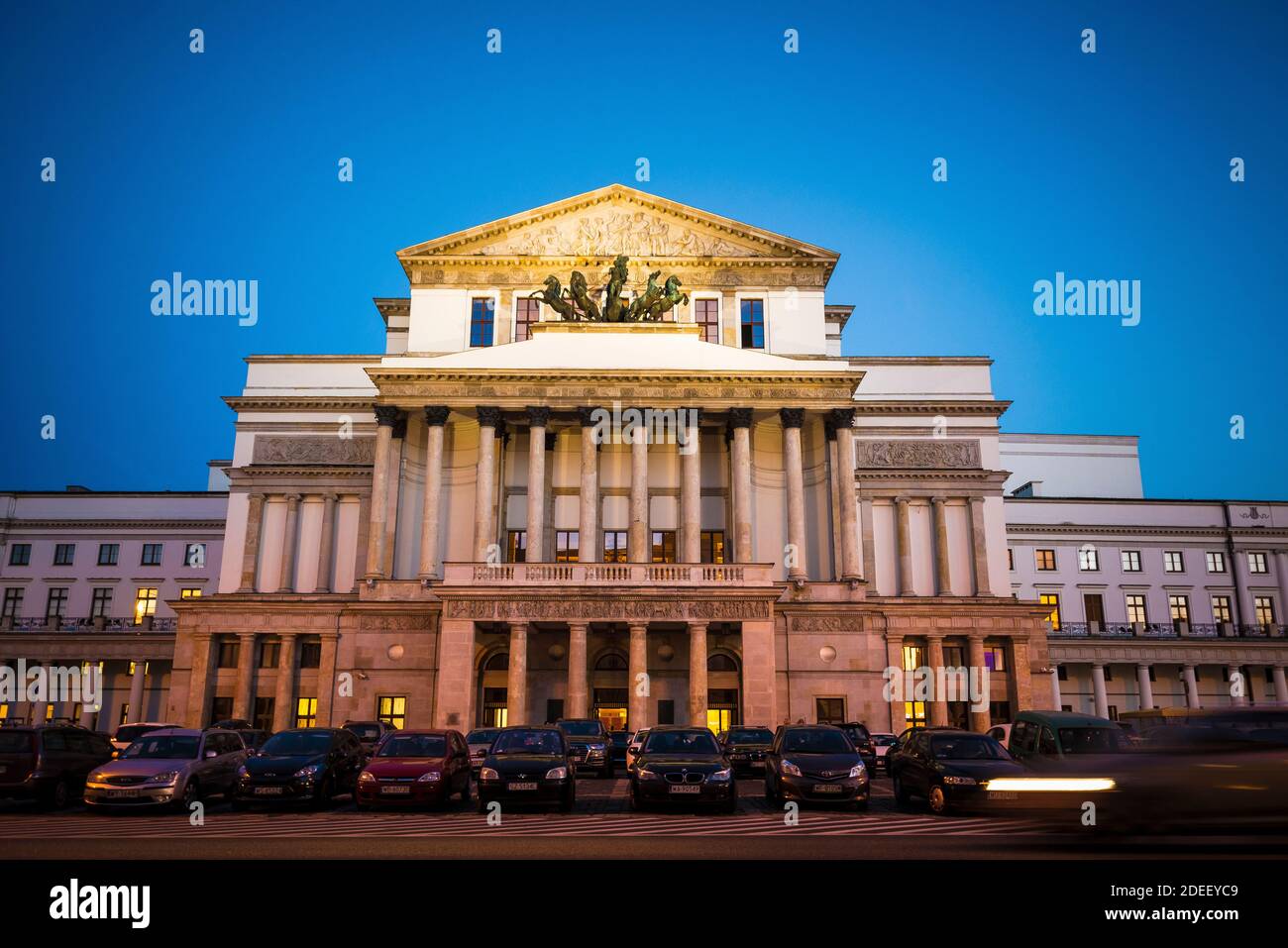 The Grand Theatre in Warsaw or the Great Theatre—National Opera is a ...