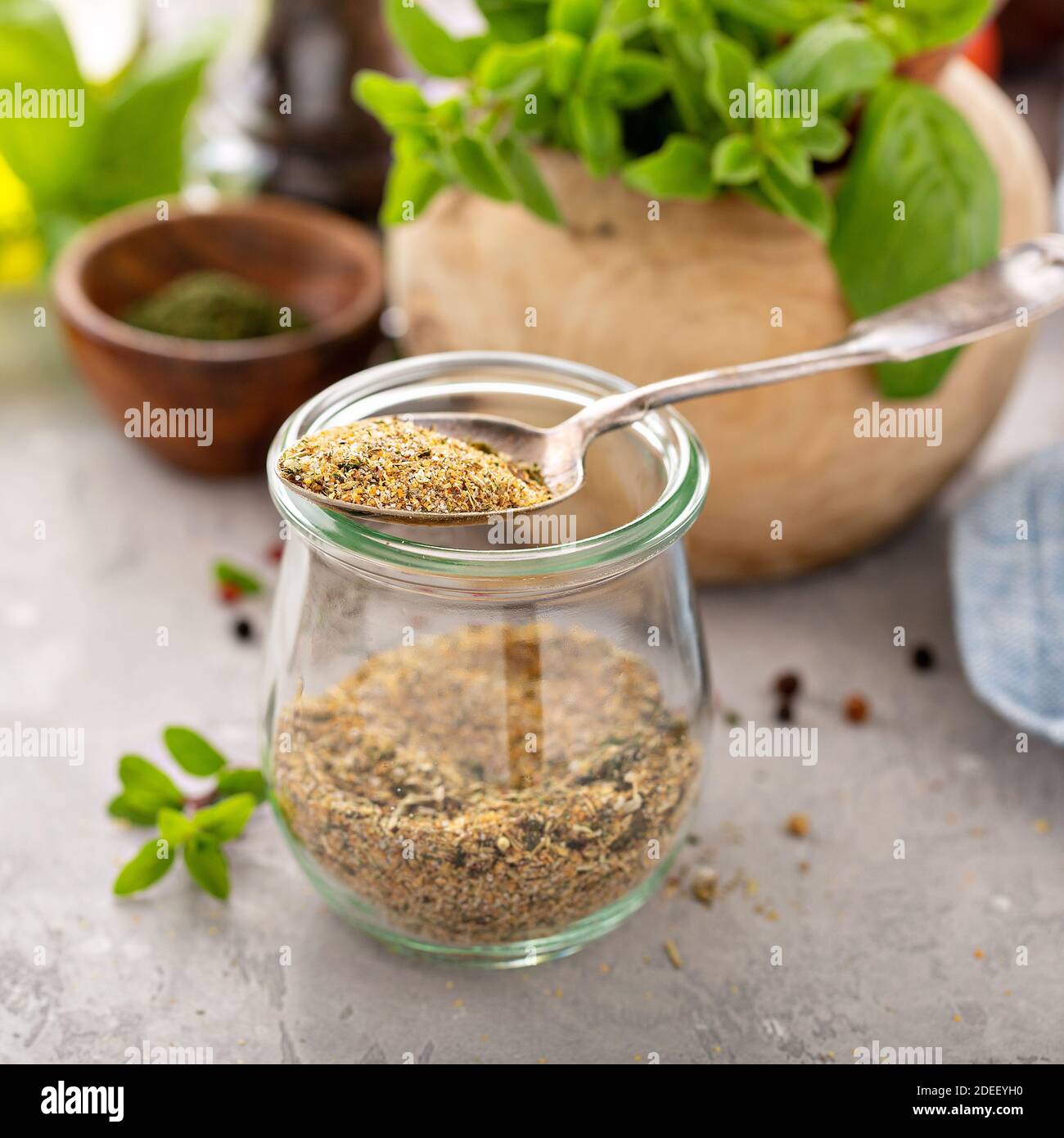 Greek seasoning mix Stock Photo - Alamy