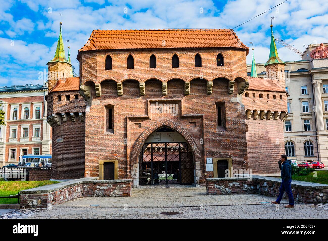 The Kraków Barbican is a barbican – a fortified outpost once connected ...