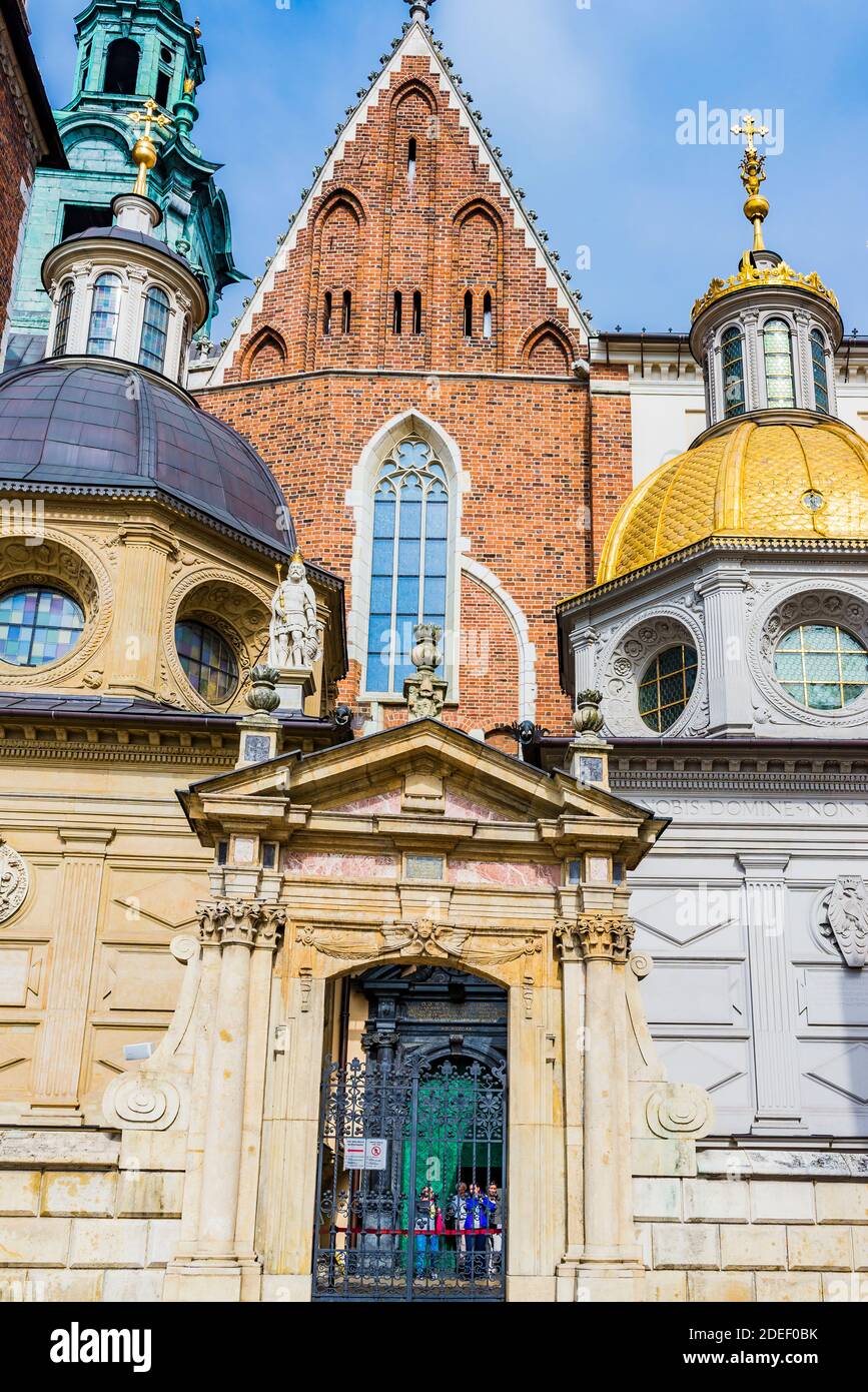 Historic centre of krakow king casimir iii the great hi-res stock ...