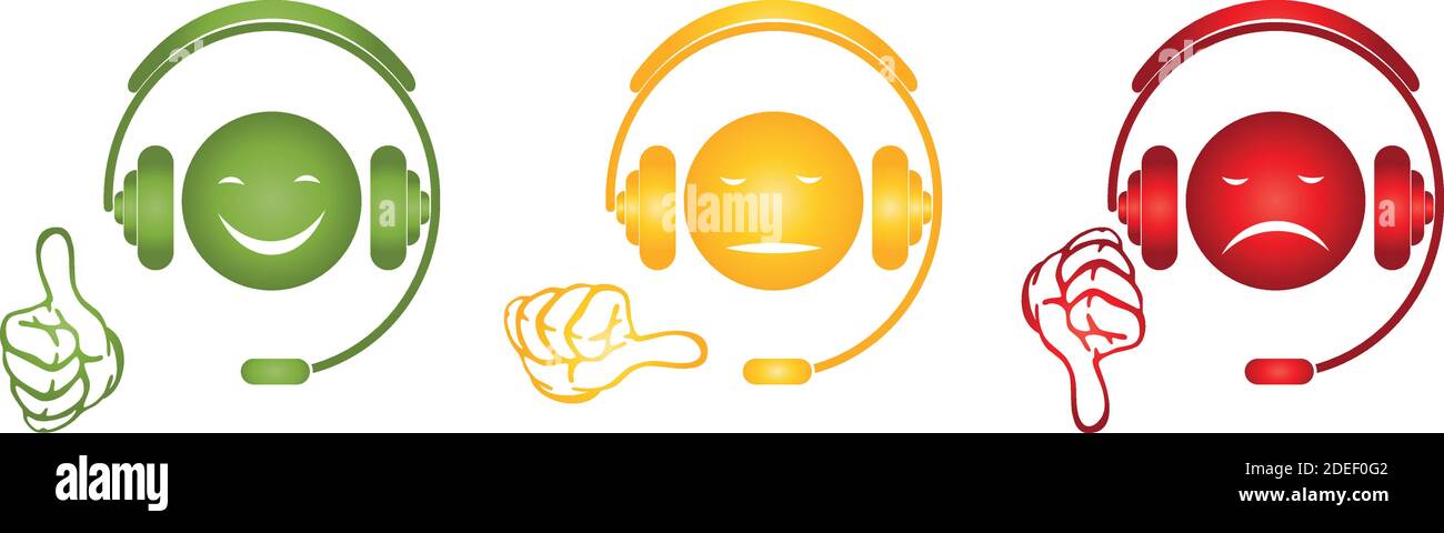 People, Operator, Support, Face, Smiley, Rating, Logo Stock Vector ...