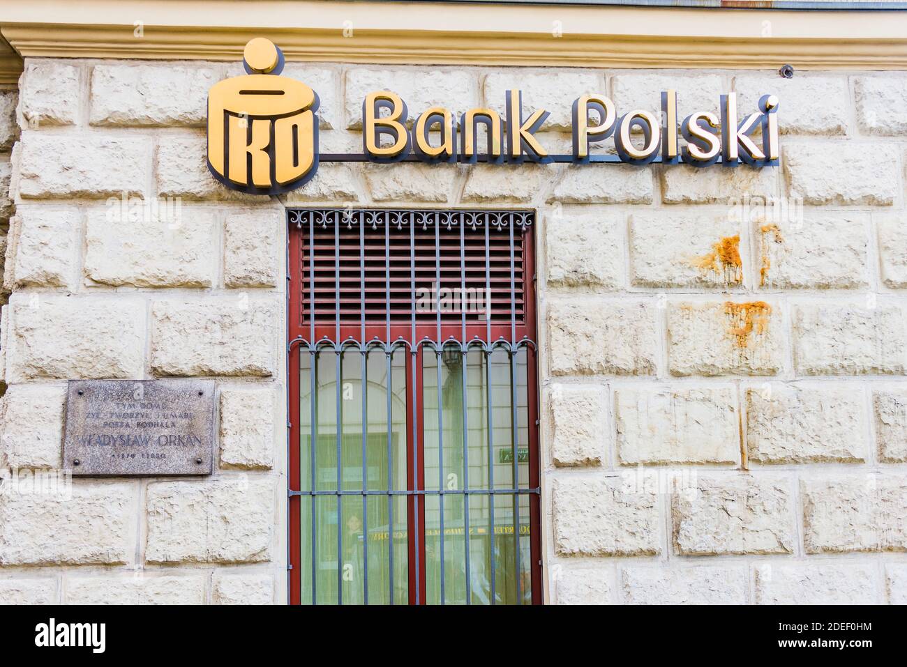 Branch office of PKO Bank Polski is Poland's largest bank founded in ...
