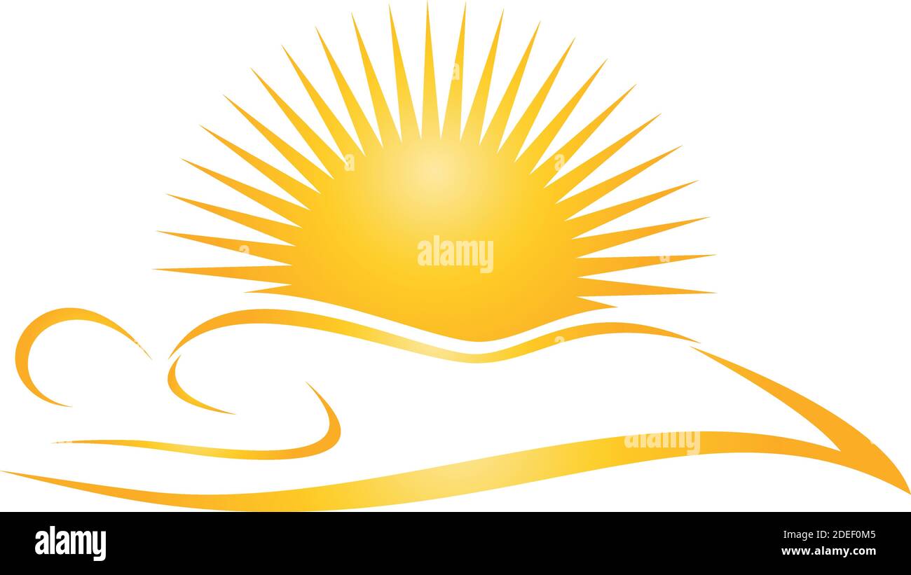 Person and sun, tanning salon, solarium, logo Stock Vector Image & Art ...