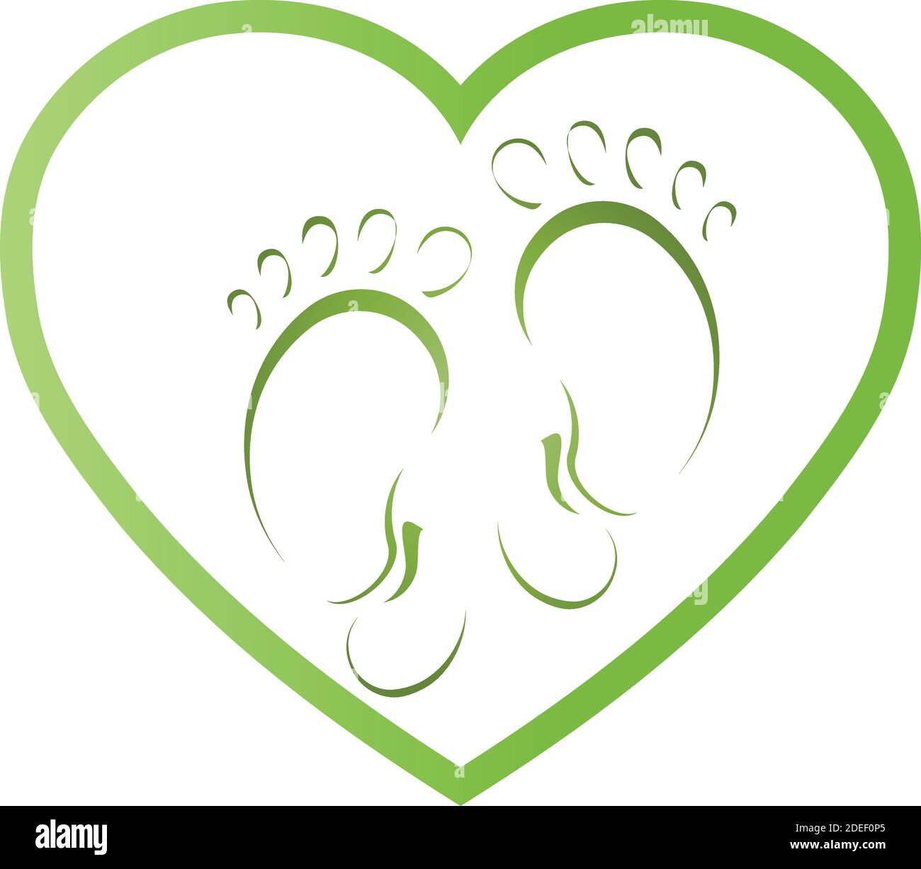Heart, feet, foot care, foot massage, logo Stock Vector Image & Art - Alamy