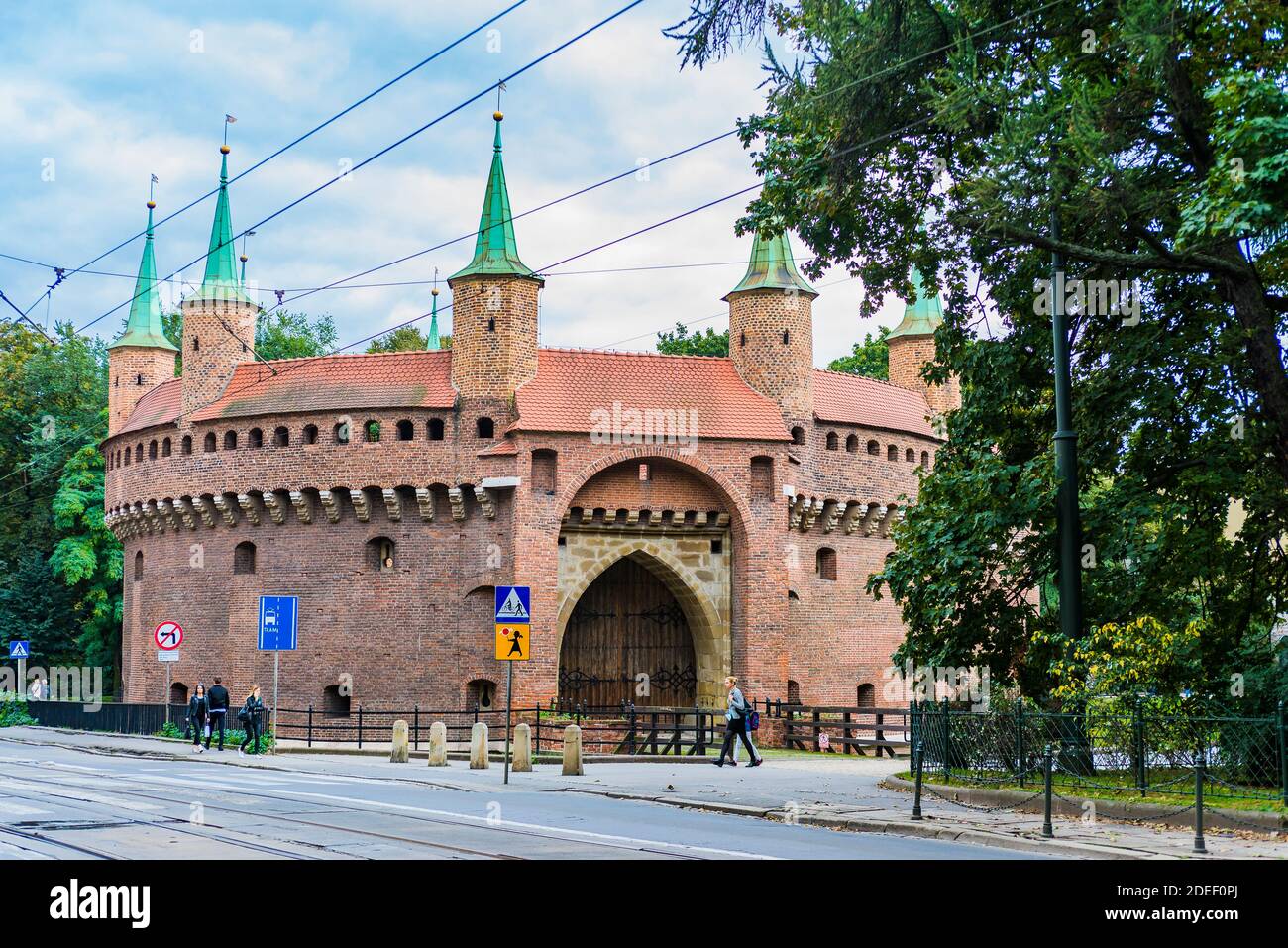 The Kraków Barbican is a barbican – a fortified outpost once connected ...