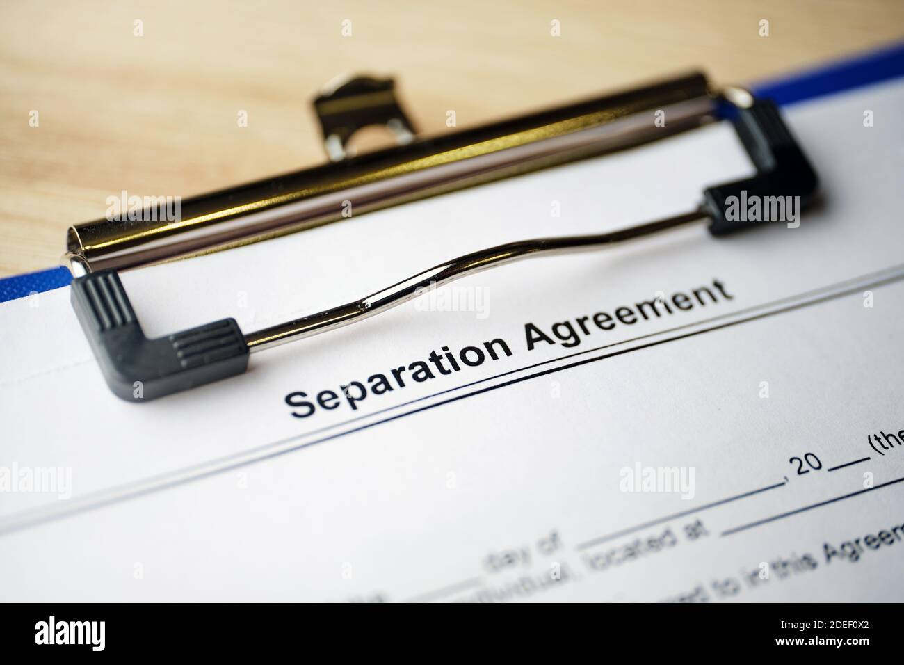 Separation agreement hi-res stock photography and images - Alamy