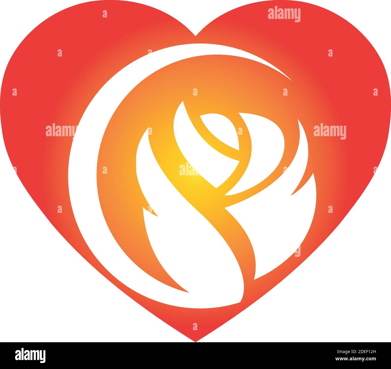 Rose, flower, heart, gift, logo Stock Vector Image & Art - Alamy