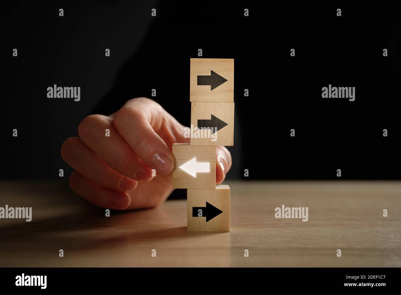 Alternative arrows hi-res stock photography and images - Alamy