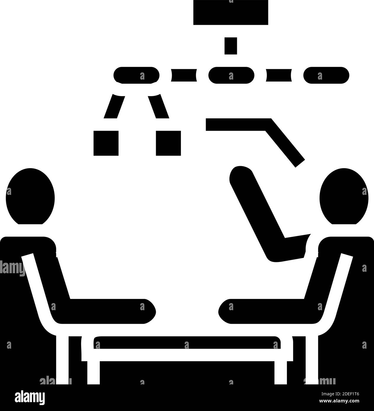 business order presentation glyph icon vector illustration Stock Vector ...