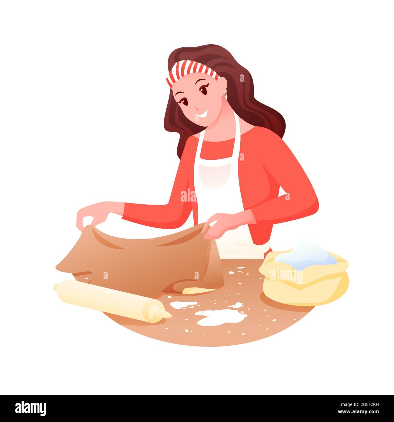Making Dough Clipart