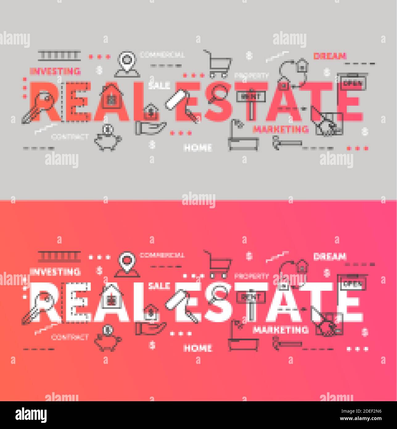 Real estate agency in Stock Vector Images - Alamy